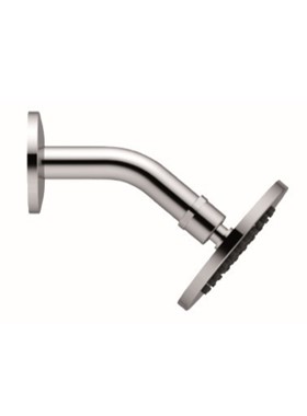 IDEAL STANDARD B9436AA - ΣΤΡΟΓΓΥΛΗ ΚΕΦΑΛΗ ΝΤΟΥΣ 10cm ΜΕ ΒΡΑΧΙΟΝΑ ΤΟΙΧΟΥ