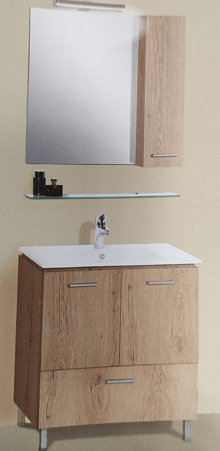 ΕΠΙΠΛΟ ΜΠΑΝΙΟΥ PB IRI-624 75Χ47CM MDF ΣΕ ΑΠΟΧΡΩΣΕΙΣ ΞΥΛΟΥ